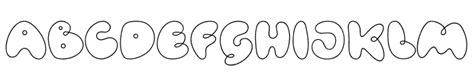 Bumpy Outlined Font Decorativedisplay Whimsical What Font Is