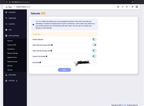 Tailscale Exit Node Not Working Technical Support For Routers GL INet
