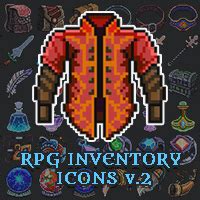 RPG Inventory Icons V2 By ErkmenArtworks Codester