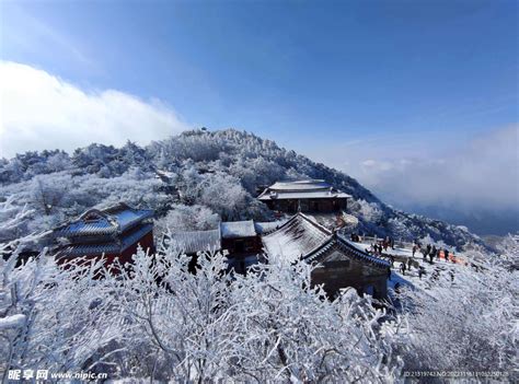 泰山雪景摄影图国内旅游旅游摄影摄影图库昵图网