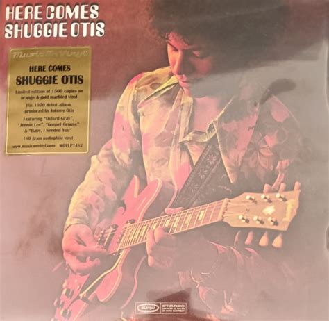 Shuggie Otis Here Comes Shuggie Otis Vinyl Orangegold Marbled Lp