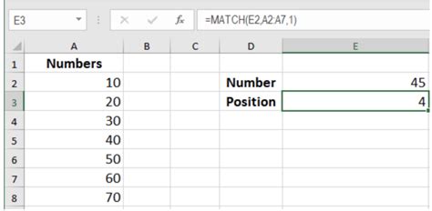 How To Use Match Function In Excel Excelchat