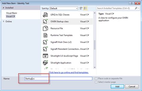 Using Aspnet Identity With Razor Web Pages