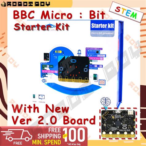 🔥ready Stock🔥bbc Starter Kit V2microbit V2microbit V20 Blocks