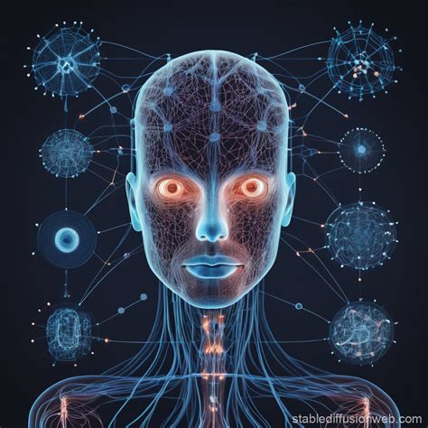 Neural Network Icon With Multimodal Sensors Stable Diffusion Online