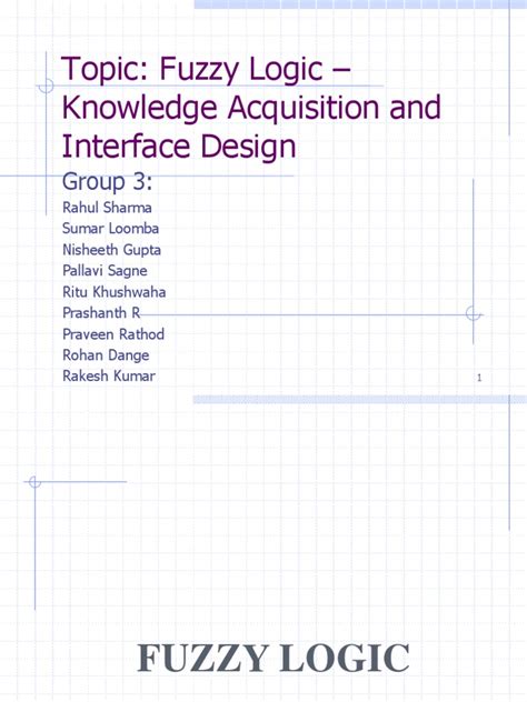PDF Fuzzy Logic Knowledge Acquisition Final DOKUMEN TIPS