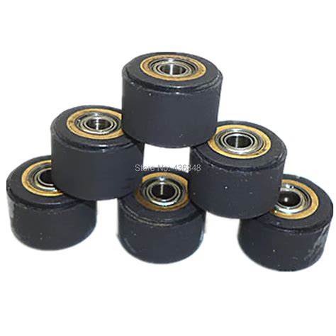 롤랜드 비닐 절단 플로터 커터 용지 피드 휠 절단 플로터 액세서리에 대 한 6 pcs 핀치 롤러 휠 베어링 4x11x16mm