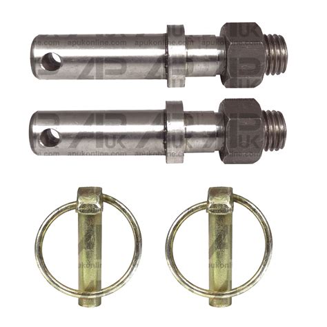 2x Cat 2 Tractor Implement Pin 6 150mm And Lynch Pin Apuk Online