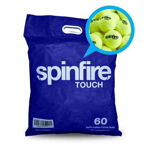 Spinfire Touch Pressureless Tennis Balls 60 Pack Tennis Warehouse