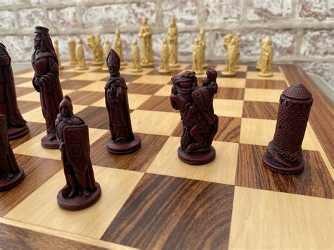 Berkeley Chess Small Camelot Chess Set Red Chessbaron Chess Sets