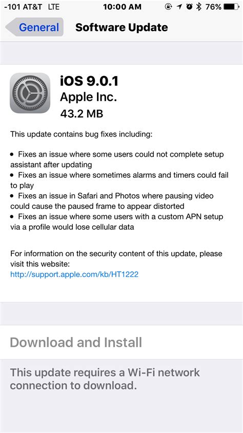 Ios 9 0 1 Update Released With Bug Fixes [ipsw Download Links]