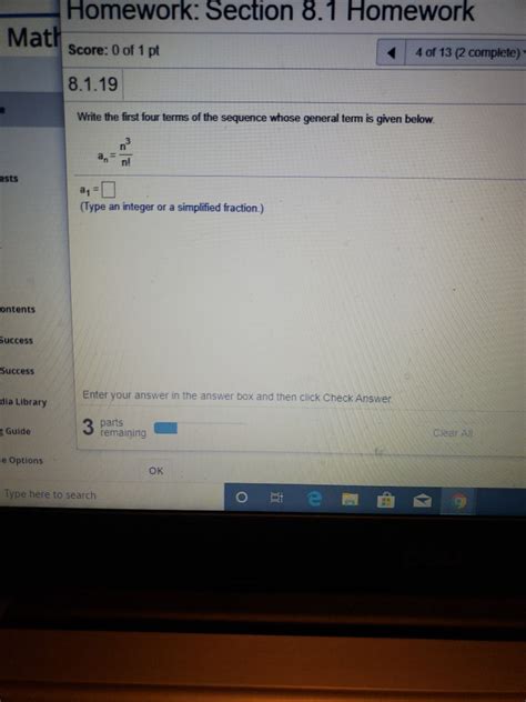 Solved Homework Section 8 1 Homework Hw Sc 3 Of 13 2