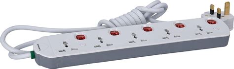 Olsenmark 5 Way Multi Switch Extension With Universal Socket Buy Best Price In Uae Dubai Abu