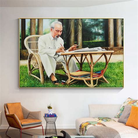 99 Mẫu Tranh Bác Hồ ý Nghĩa