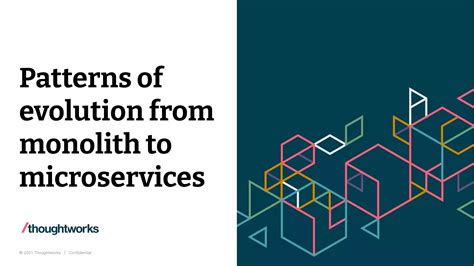 Patterns Of Evolution From Monolith To Microservices Ppt