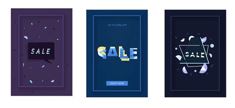 판매 배너입니다 슬라이스된 크리에이 티브 텍스트와 프로 모션 카드입니다 벡터 일러스트입니다 가격에 대한 스톡 벡터 아트 및 기타 이미지 Istock