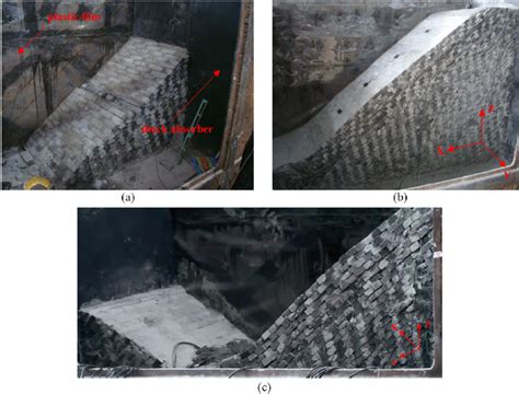 The Construction Of The Model Slope A The Top View Of The Model Download Scientific Diagram