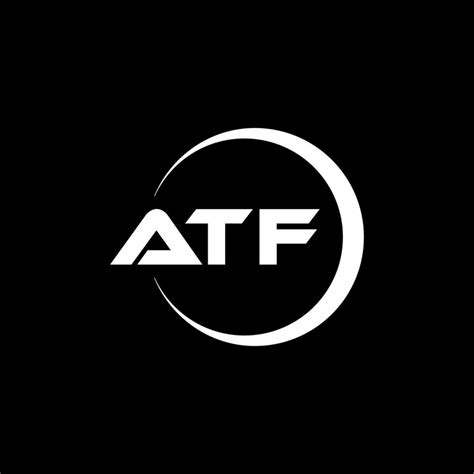 Atf Letter Logo Design In Illustration Vector Logo Calligraphy Designs For Logo Poster