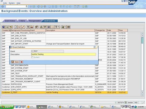 Trigger A Process Chain Using Event Event By Pro SAP Community