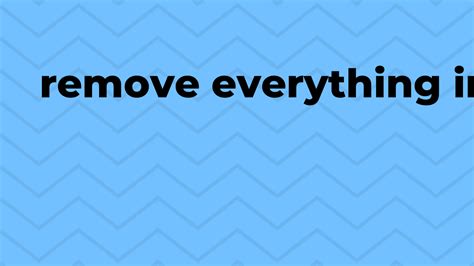 Solved Remove Everything In R Sourcetrail