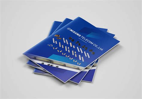 기업홍보 카다로그 디자인 미성텔레컴 제품카다로그 디자인 ©허밍디자인