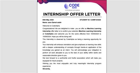 Sara Gamal On Linkedin Codealpha