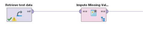 Data Cleaning Impute Missing Value Error In Rapidminer Stack Overflow