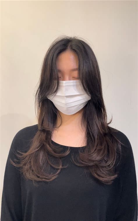 명지대 미용실 손질쉬운 분위기여신 긴머리레이어드펌 레이어드컷 네이버 블로그