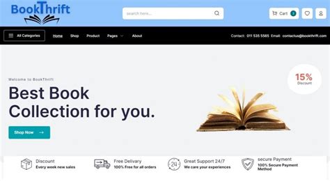 webdevelopment ecommerce html css javascript tailwindcss php bookthrift teamwork