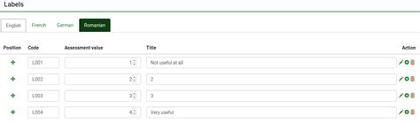 Label Sets Limesurvey Manual