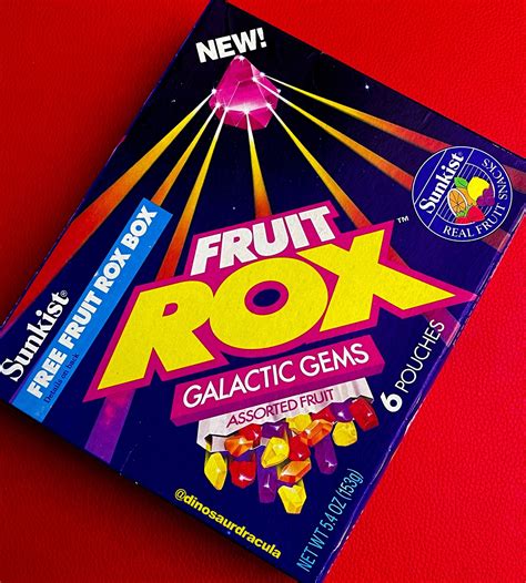 Sunkist Fruit Rox From 1990 These Dinosaur Dracula Weird Design Dracula Sunkist