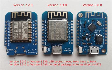 random encountersandthoughts variants of d1 mini with esp8266