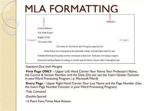 ppt mla formatting powerpoint presentation free download id 6795408