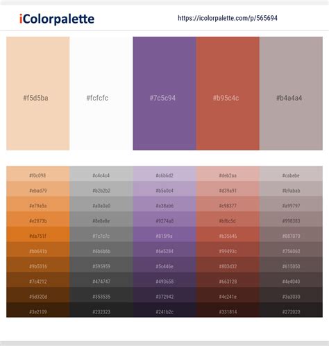 360 Latest Color Schemes With Chestnut Color Tone Combinations 2025 Icolorpalette