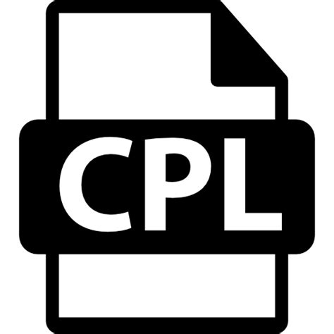 Cpl File Format Icon