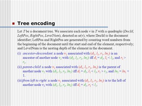 A New Algorithm For Evaluating Ordered Tree Pattern Queries Yangjun Chen Dept Applied Computer