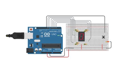 Circuit Design Orlina 7 Seg And Pb Tinkercad