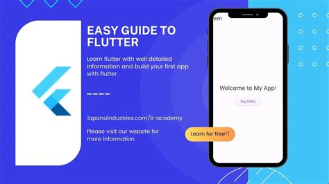 Flutter Basics Building Your First App Hello World Tutorial Youtube