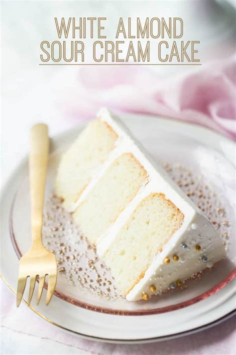 Almond Sour Cream Cake