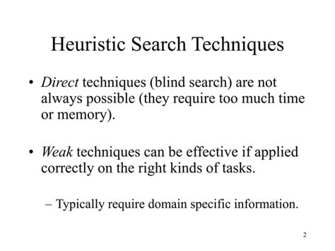 Heuristic Search Problem Solving Str Ppt