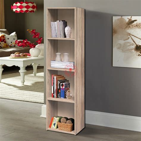 💥ready Stock💥 Diy 3 Tier Bookshelf 4 Tier Bookshelf Book Storage Utility Shelf Bookcase