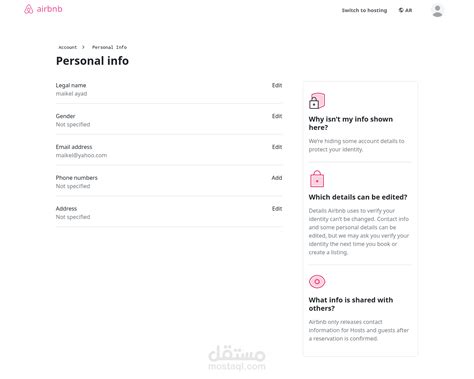 full stack airbnb clone مستقل