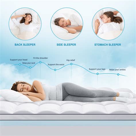Masvis Full Size Dual Layer 4 Inch Memory Foam Mattress