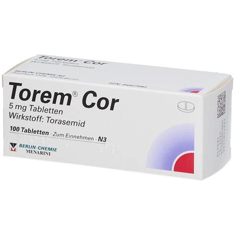 Torem® Cor 100 St Mit Dem E Rezept Kaufen Shop Apotheke