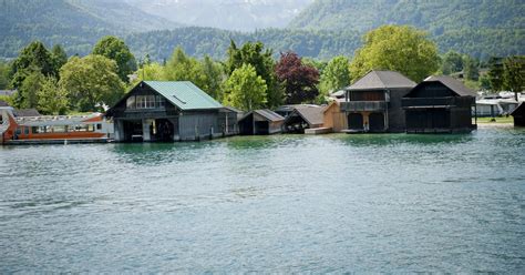 아름다운 여름 알프스 마을과 오스트리아의 알파인 호수 전망 사진 Unsplash의 오스트리아 이미지