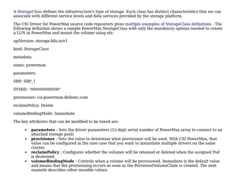 Storage Classes Persistent Storage For Containerized Applications On