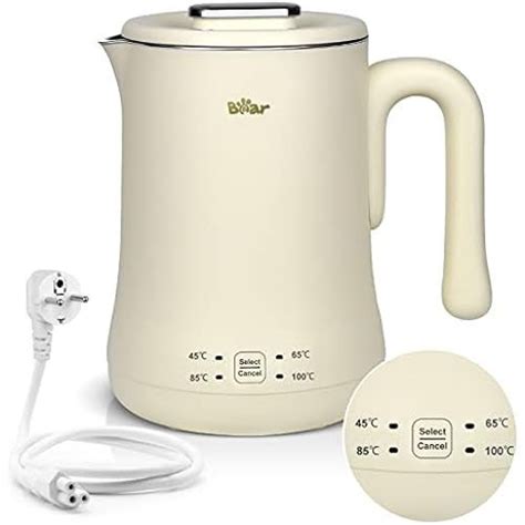 Купить электрический чайник Bear Bear 4 регулируемых уровня температуры емкостью 0 6 литра мини