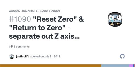 Reset Zero Return To Zero Separate Out Z Axis Reset Return Issue Winder