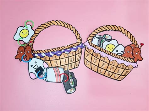 에듀퐁퐁×미술놀이 봄 소풍 도시락 바구니 만들기 봄미술 봄놀이 네이버 블로그