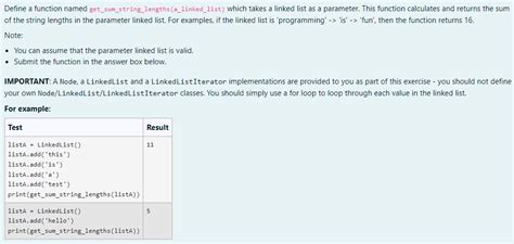 Solved Define A Function Named Get Sum String Lengths Chegg Com